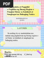 Math 1 Quarter 3 Week 5 Mga Hugis | PDF