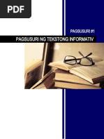 BASAHIN-MUNTING PAGSINTA (Dula Mula Mongolia) | PDF