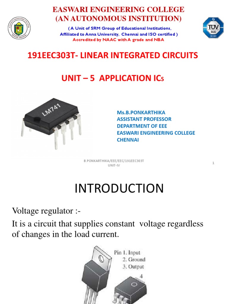 Unit-V 191eec303t Lic | PDF | Electronic Circuits | Electrical Engineering