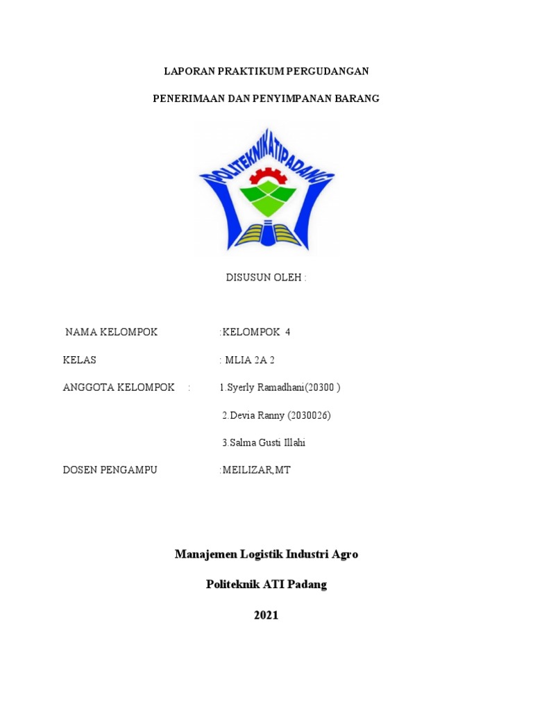 4 Laporan Pratikum Pergudangan 2A | PDF