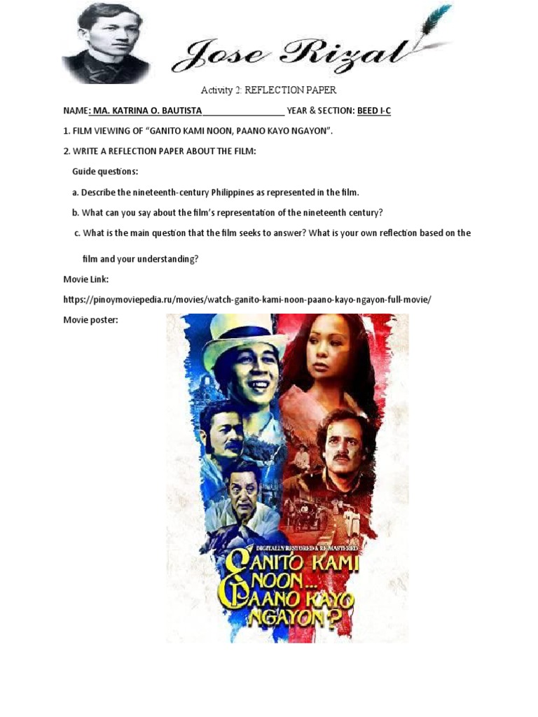 Activity 2 - Rizal | PDF | Philippines