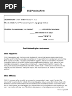 Infant Lesson Plan | PDF
