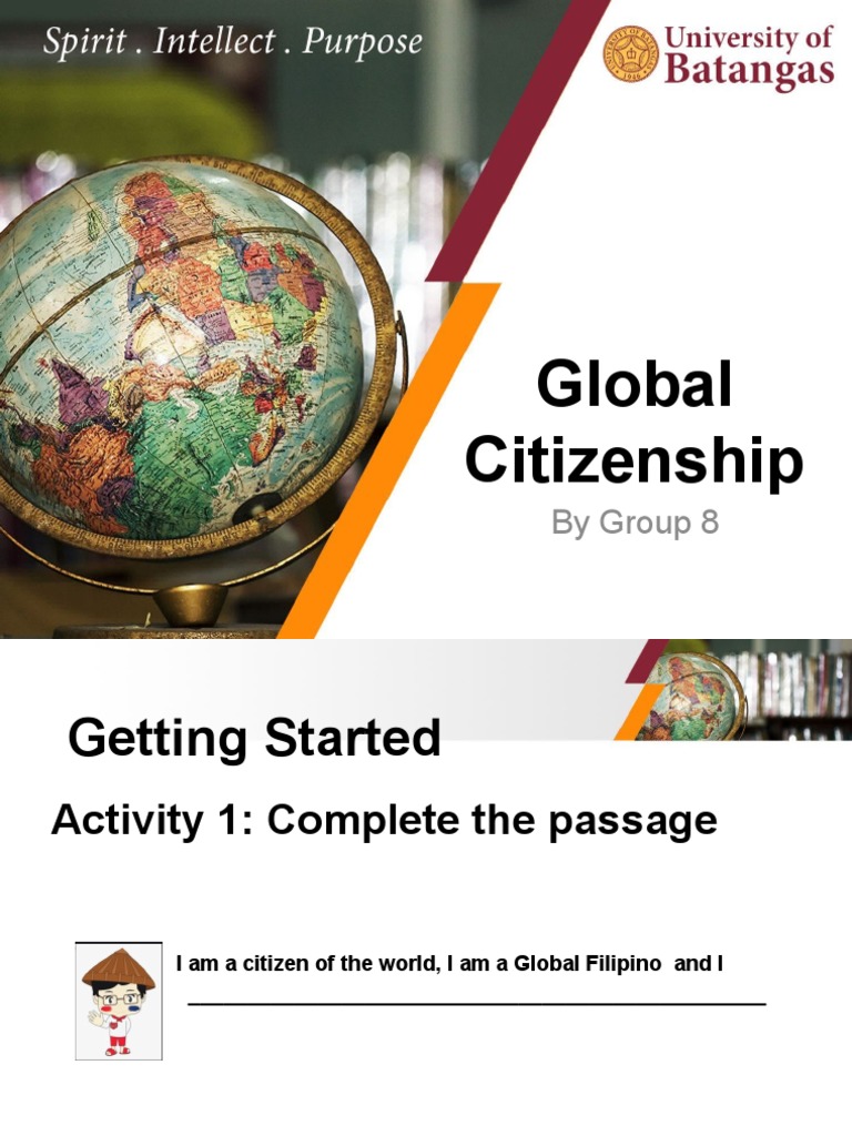 Group 8 Global Citizenship | PDF | Citizenship