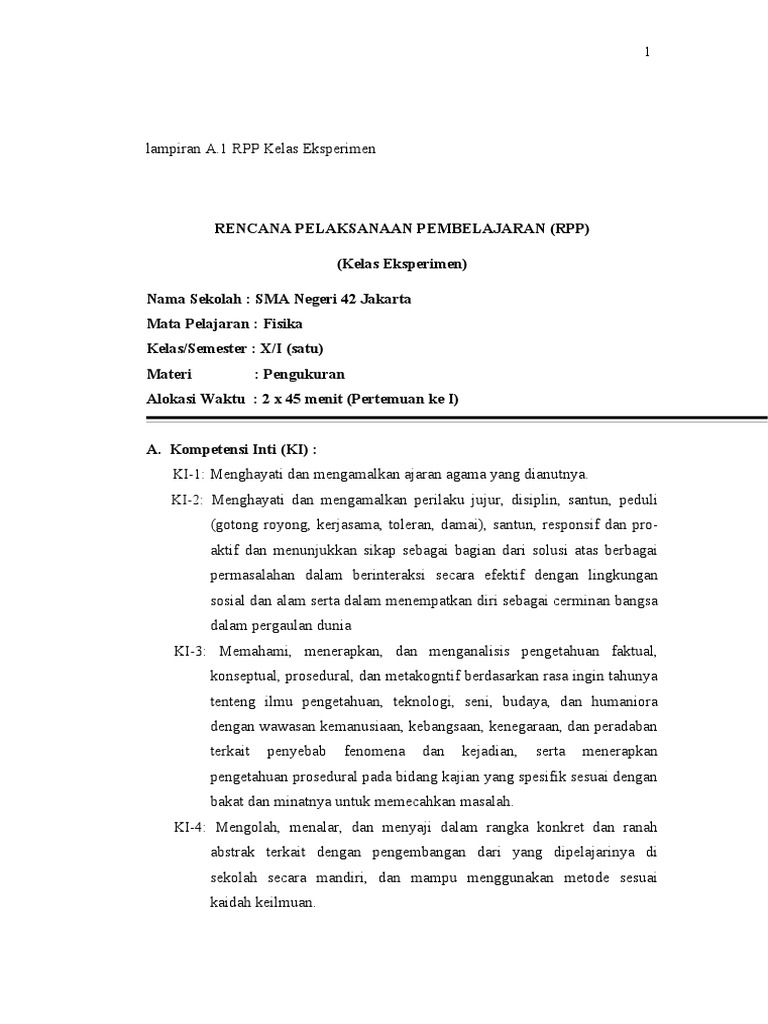 RPP PBL Fisika | PDF