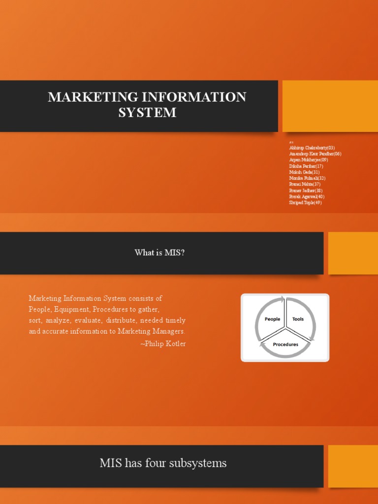 Marketing Information System | PDF | Analytics | Marketing
