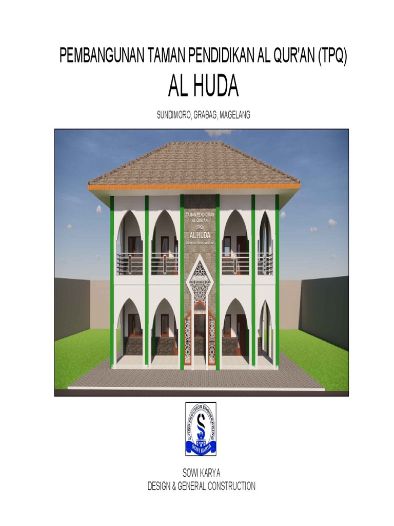 Desain TPQ AL HUDA FIX | PDF | Architect