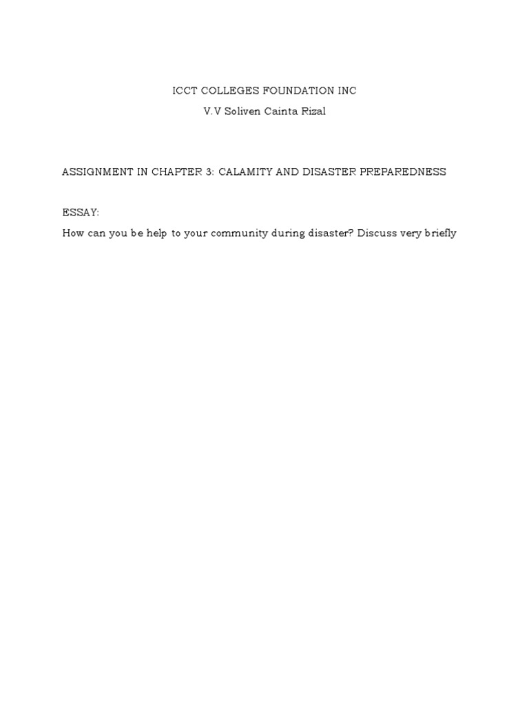 Icct Colleges Foundation Inc V.V Soliven Cainta Rizal | PDF | Politics ...