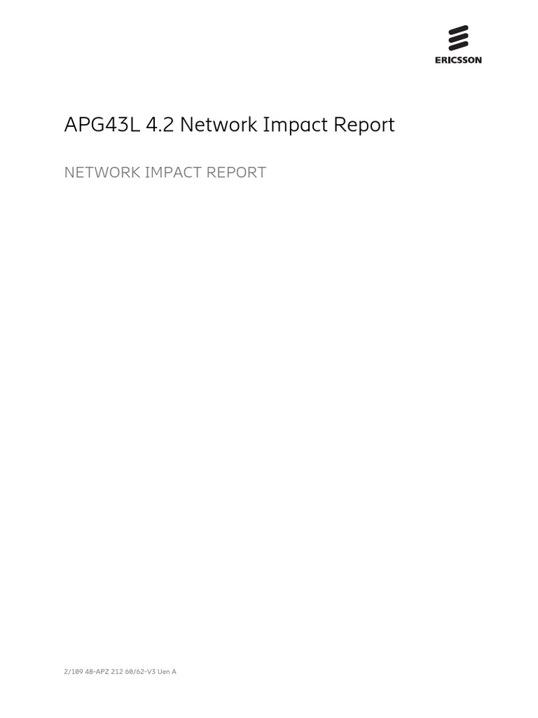 APG43L 4.2 Network Impact Report | PDF | File Transfer Protocol | Transport Layer Security
