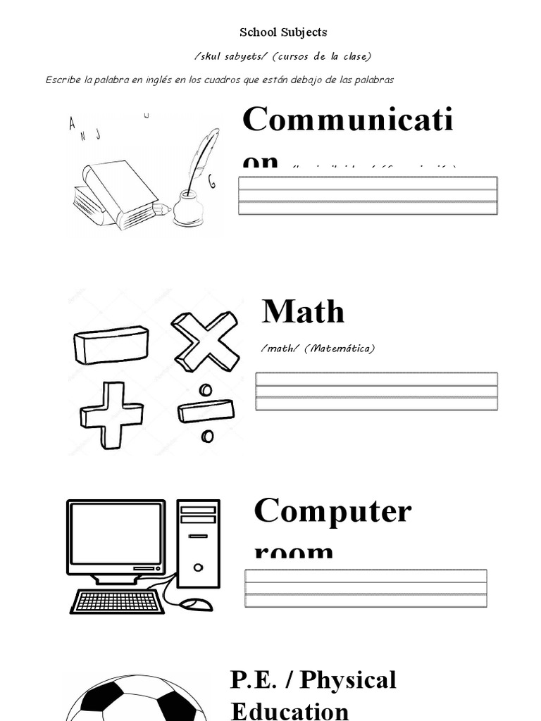 School Subjects | PDF