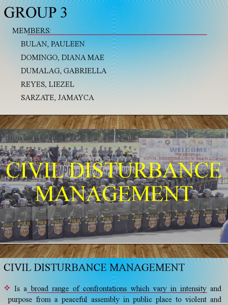 CDM Formations | PDF | Civil Disorder | Violence