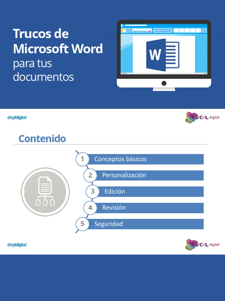 Presentación - Trucos de Microsoft Word para Tus Documentos | PDF | Contraseña | Microsoft Office