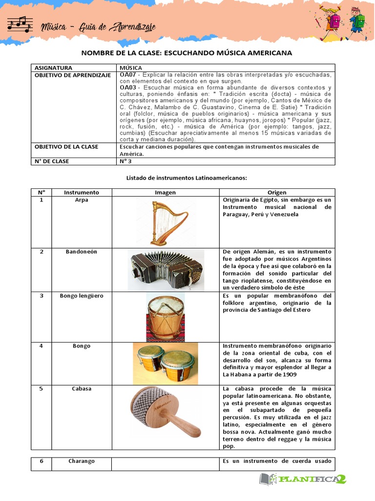 Instrumentos Musicales de América | PDF | Américas | México