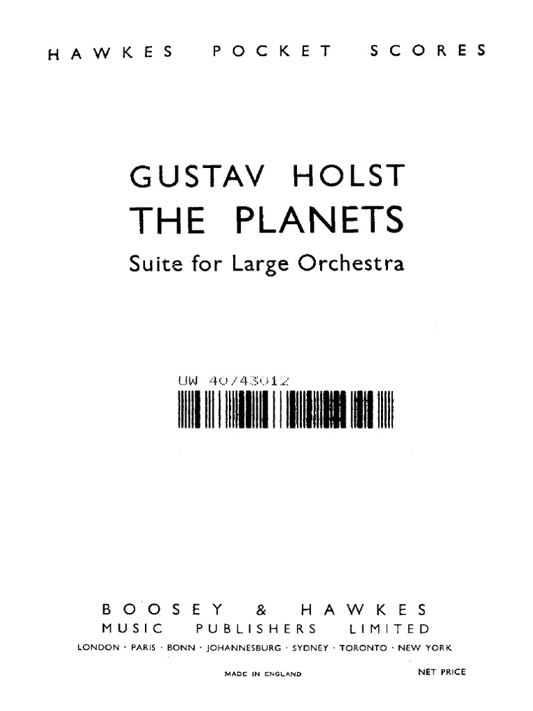 The Planets - Gustav Holst | PDF