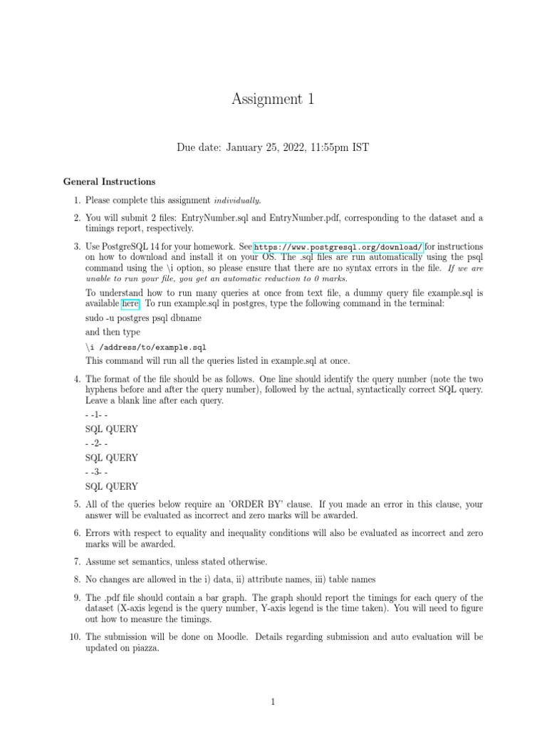 Assignment 1: Due Date: January 25, 2022, 11:55pm IST | PDF | Formula ...