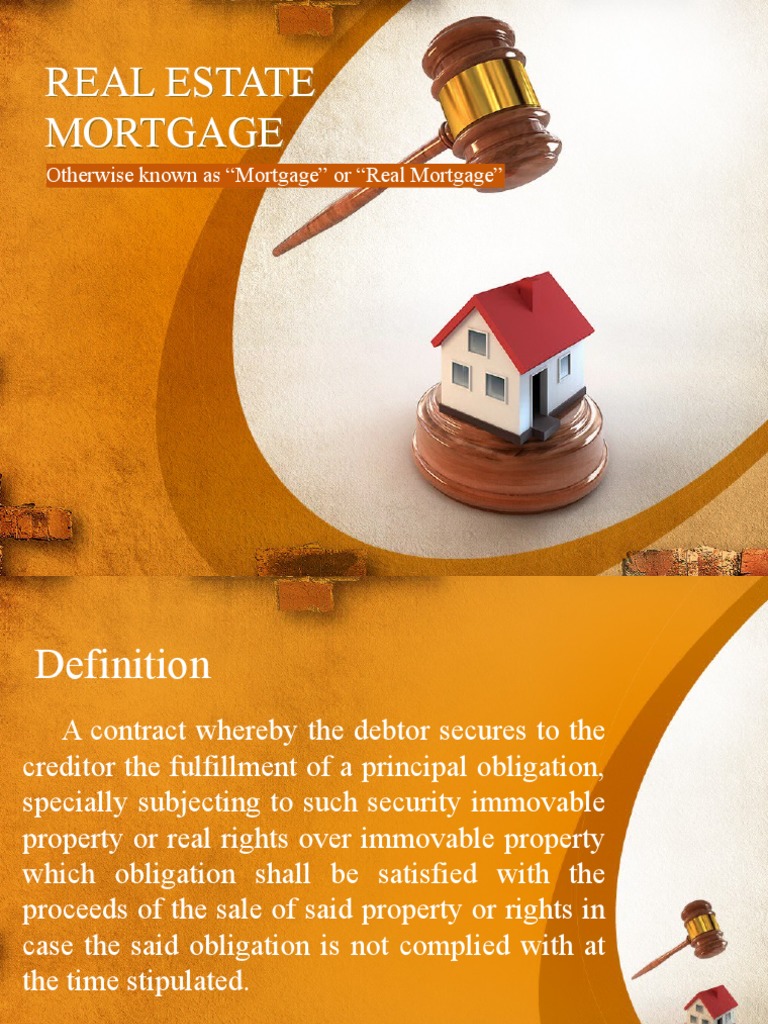 REAL ESTATE MORTGAGE GUIDE | PDF | Mortgage Law | Property Law
