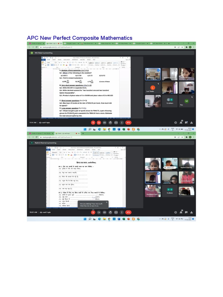 APC New Perfect Composite Math Guide | PDF