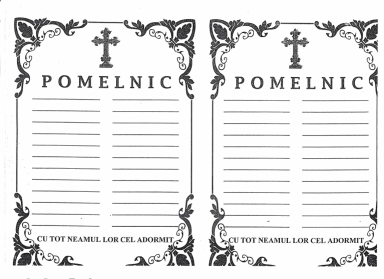 Pomelnic Morti | PDF