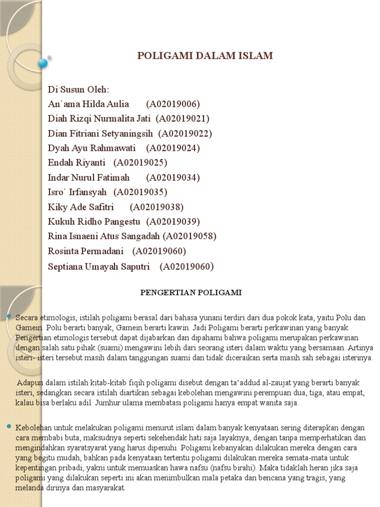 Poligami | PDF