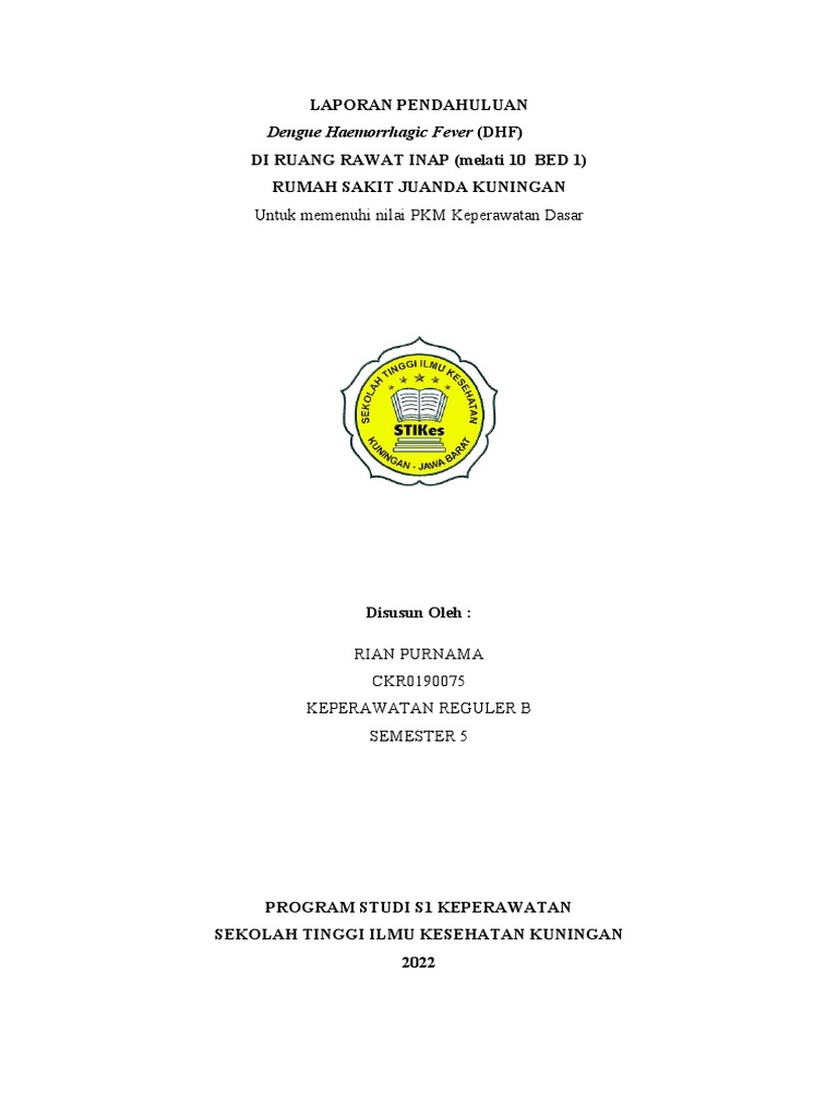 LP DHF Pada Dewasa | PDF