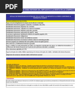 Tarifas de Autorretención Especial 2025 | PDF