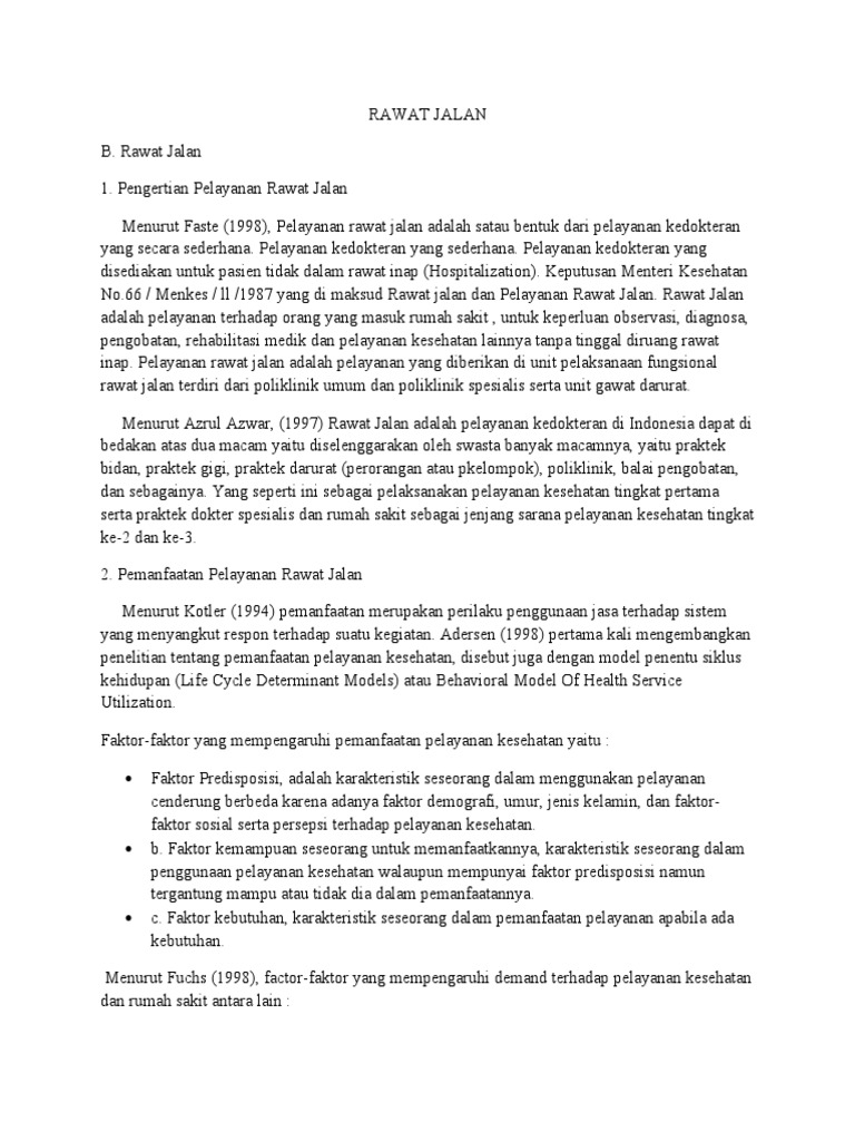 Rawat Jalan | PDF