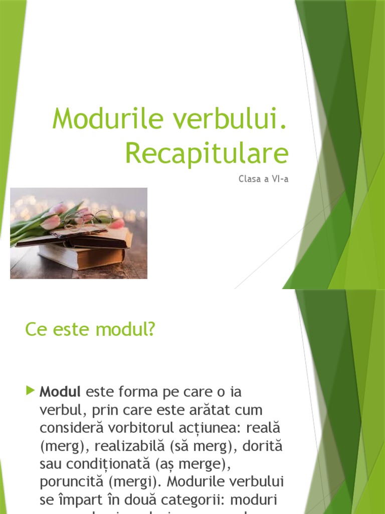 Modurile Verbului | PDF