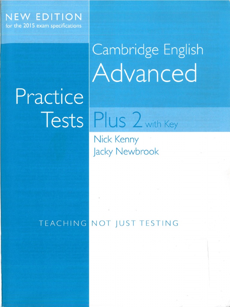 CAE Practice Tests Plus 2 With Key (Full) | PDF