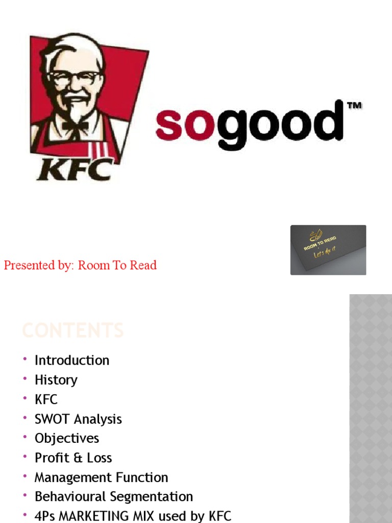 Organization KFC | PDF | Business | Mass Media