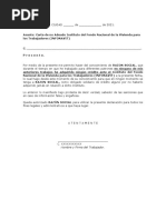 Carta Compromiso de Infonavit | PDF