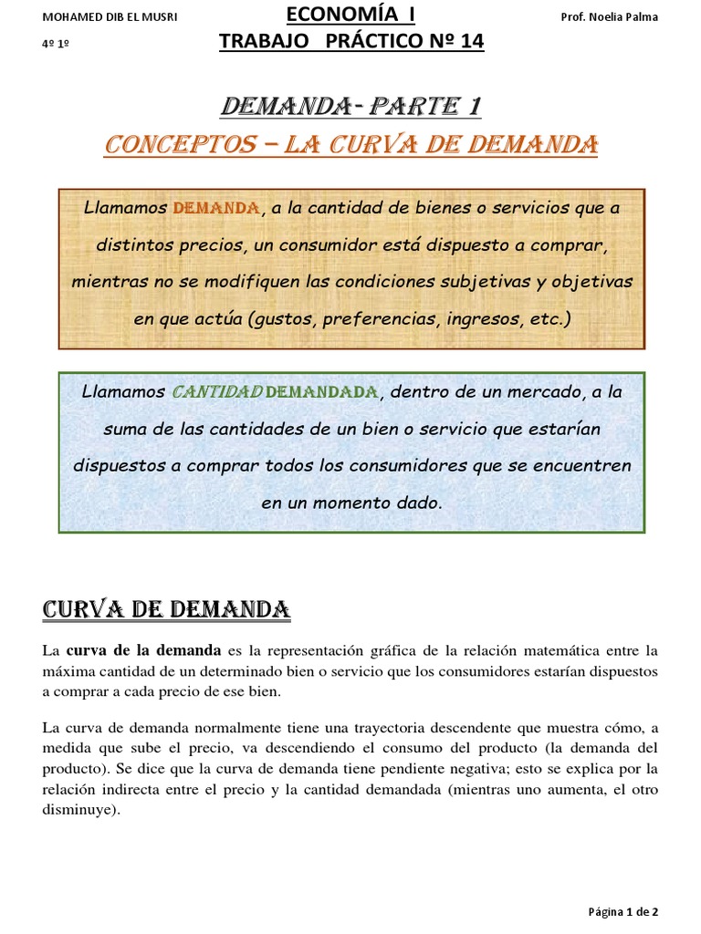 TP 14-Demanda-Concepto-Gráfico-Economía I - 4º1º - Musri - Noelia Palma ...