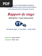 Rapport de Stage Telecom | PDF | Télécommunications | Téléphone