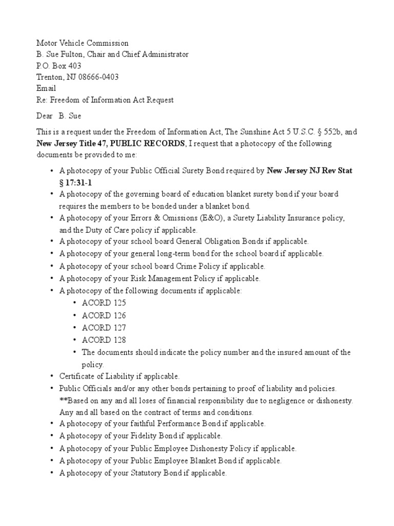 DMV Bond Demand | PDF | Surety | Guarantee