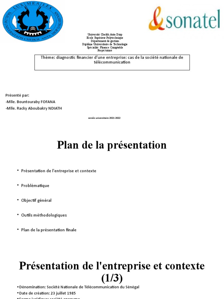 Pré Soutenance | PDF | Business | Bilan comptable