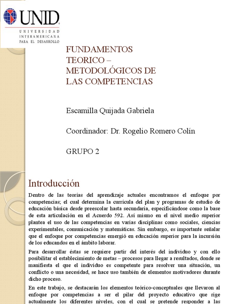 Competencias Laura Frade | PDF | Plan de estudios | Maestros