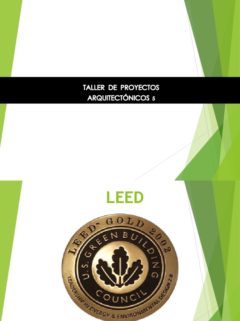 Certificaciòn Leed | PDF | Liderazgo en Energía y Diseño Ambiental ...