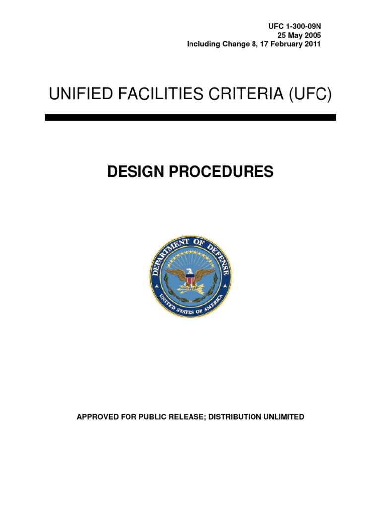 Unified Facilities Criteria (Ufc) : Design Procedures | PDF ...