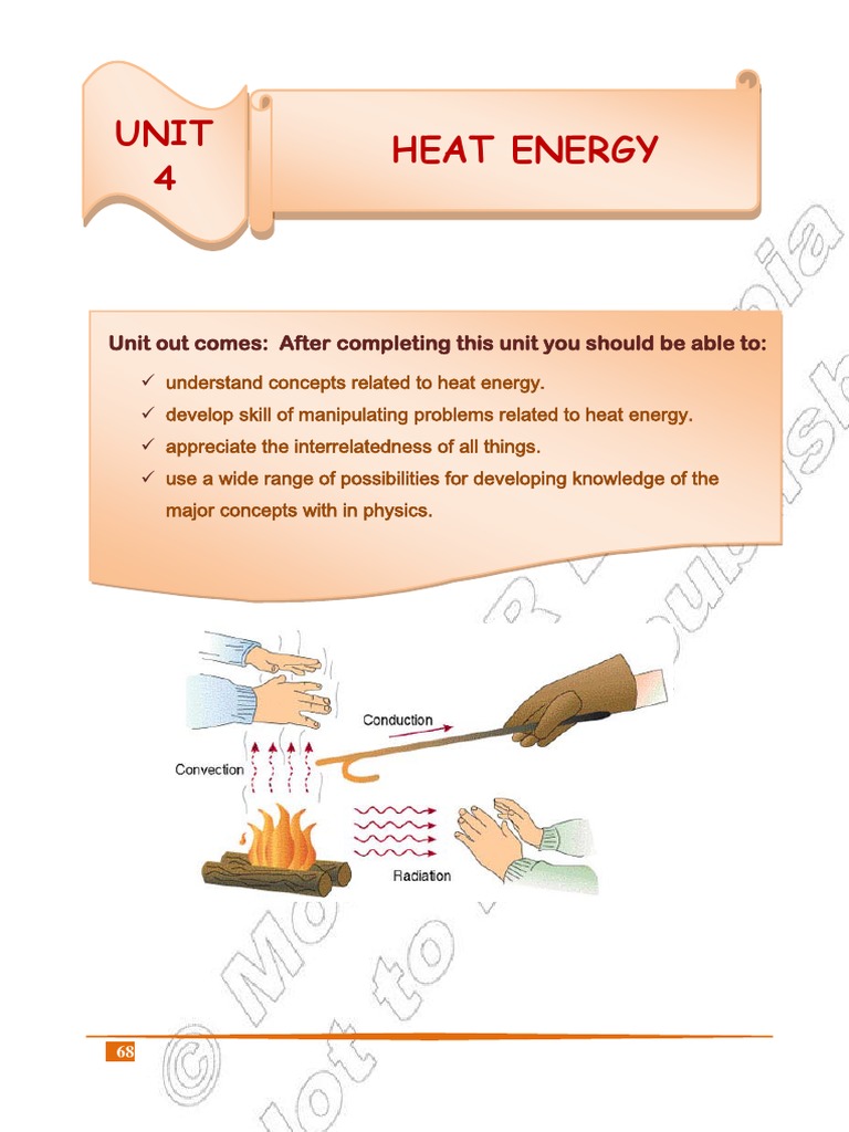Unit 4: Heat Energy | Download Free PDF | Heat | Heat Transfer