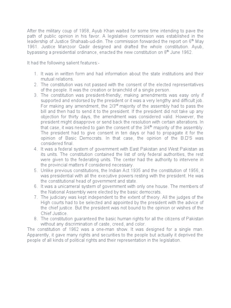 Constitution of 1962 | PDF | Constitution | Public Law