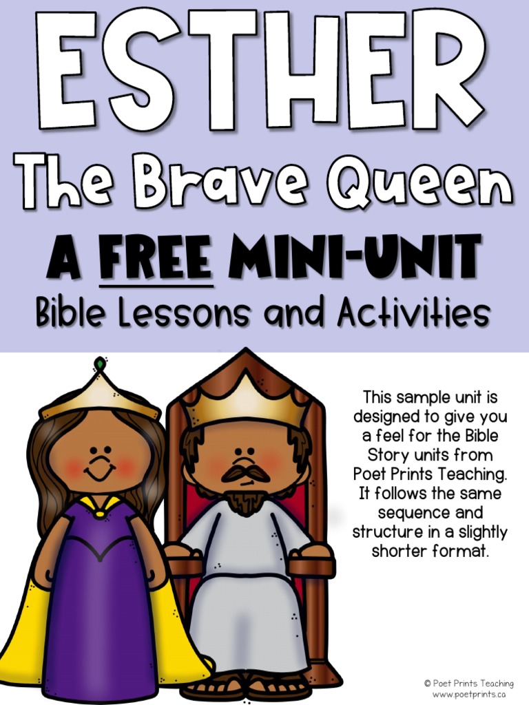 A Free Mini-Unit: Bible Lessons and Activities | Download Free PDF ...
