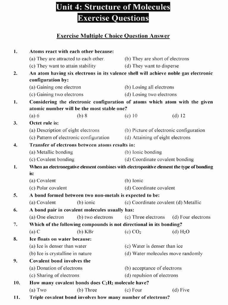 Class 9 Chemistry Notes Chapter 4 | PDF