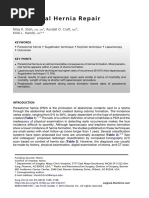 Parastomal Hernia: A Case Report, Repaired by Modified Laparascopic ...