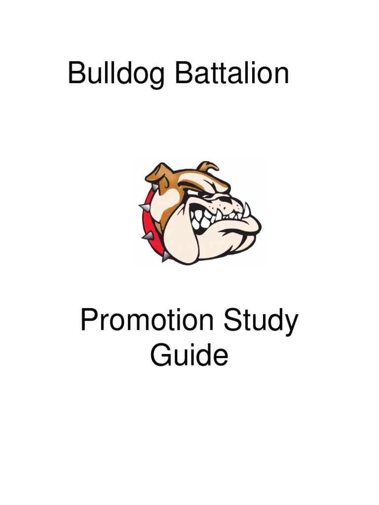 Promotion Study Guide | PDF | Military Rank | Sergeant