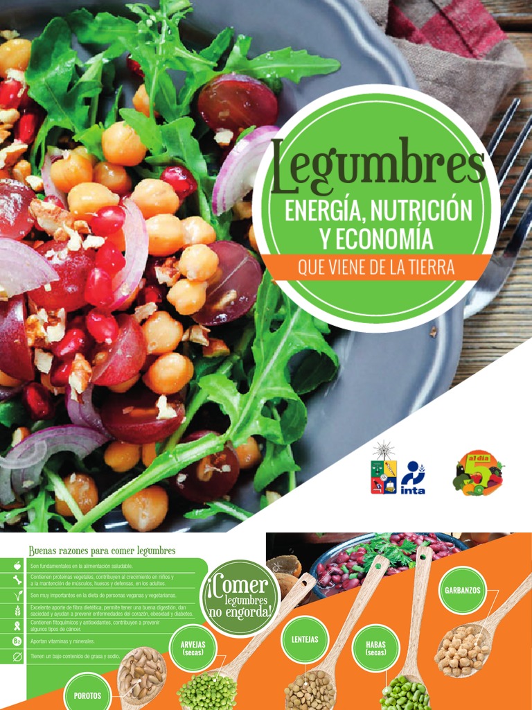 Diptico Legumbres v2 | PDF | Alimentos | Frijol