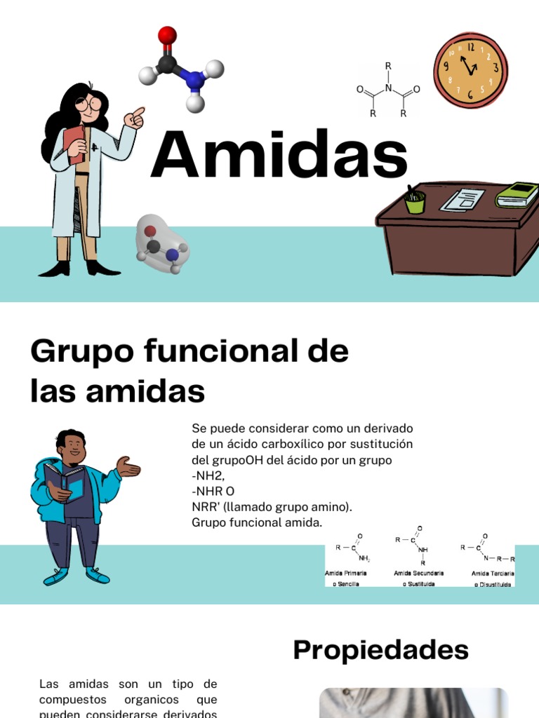 Amidas | PDF | Amida | Ácido