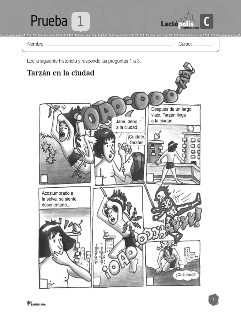 Lectopolis C Prueba 1 | PDF