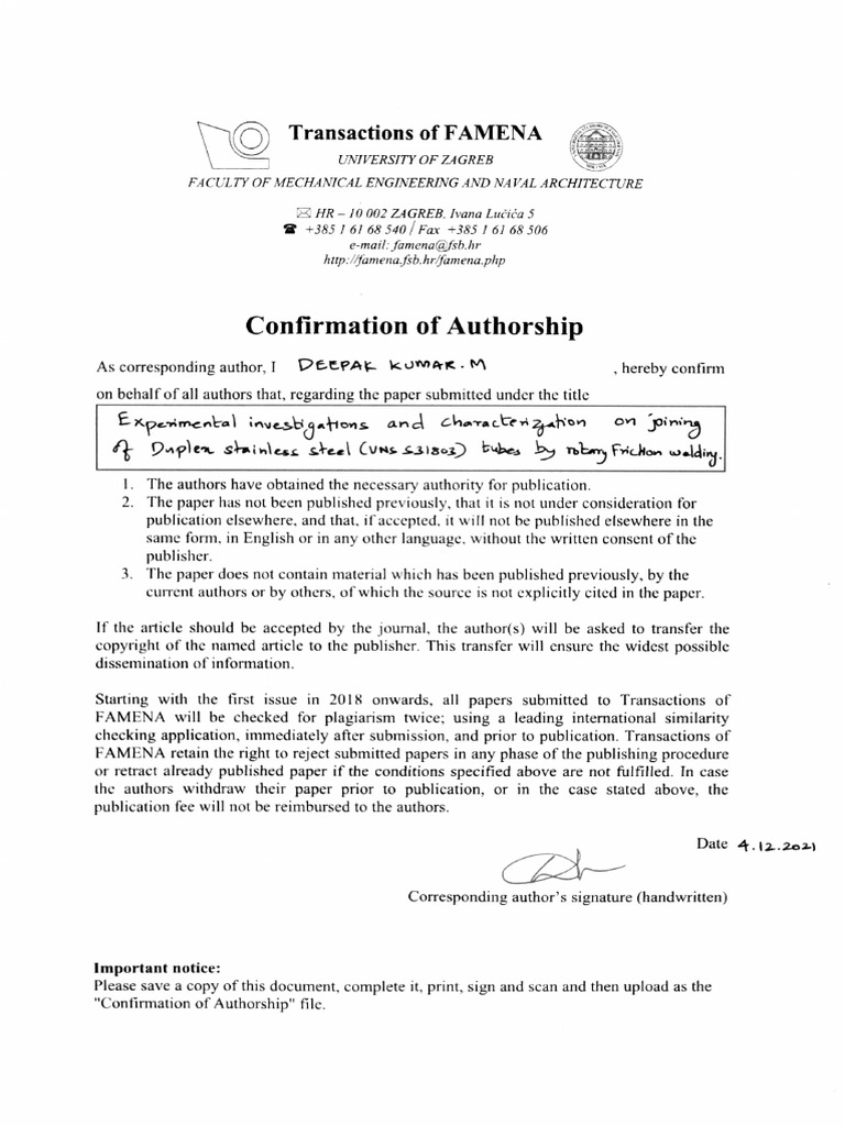 Confirmation of Authorship | PDF | Civil Law (Common Law ...