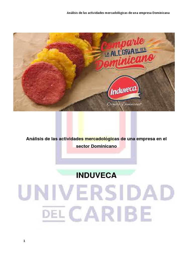 Final Induveca Mrcadeo Ejemplo | PDF | Marketing | Publicidad