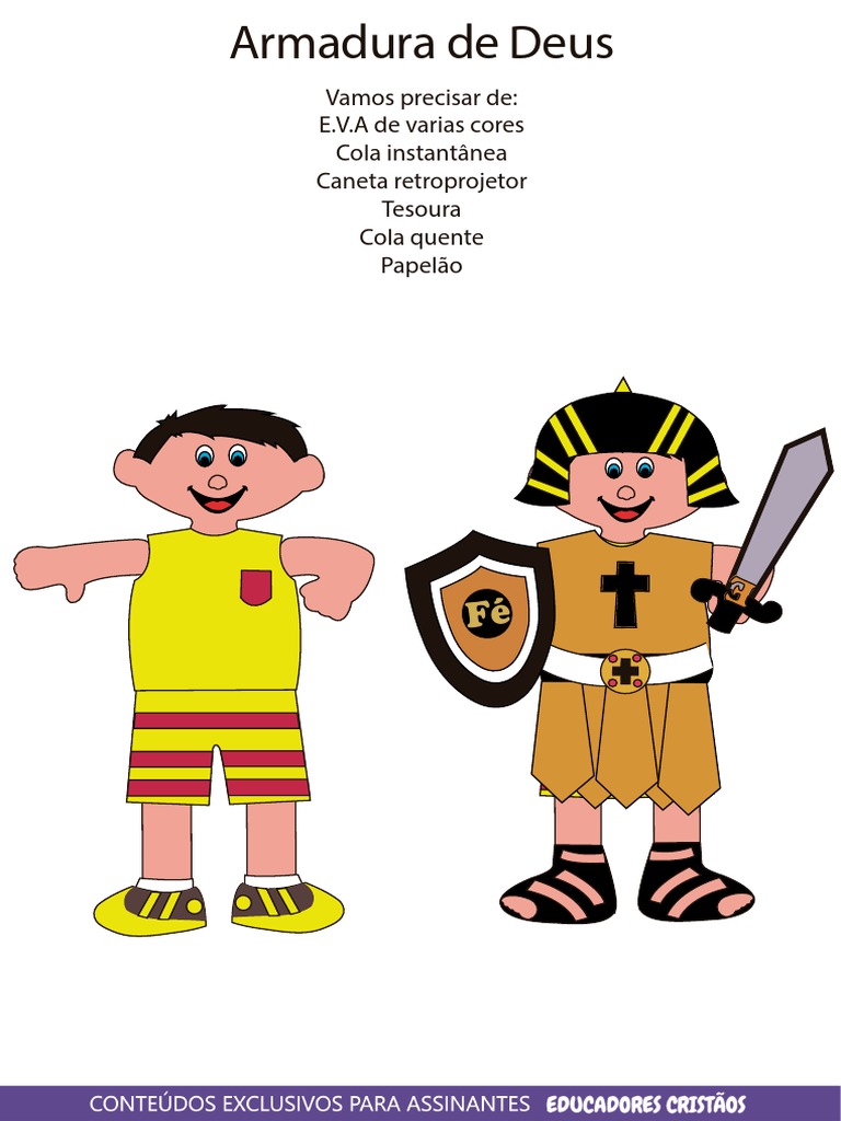 Molde Armadura+de+Deus | PDF