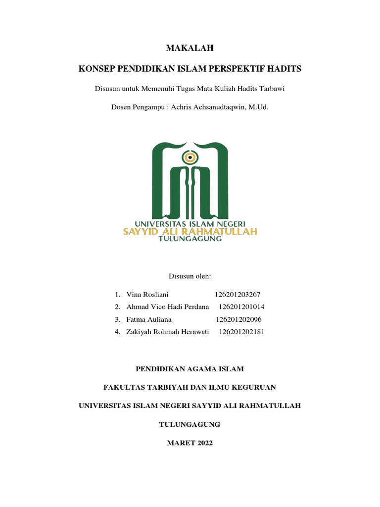 Makalah Hadits Tarbawi | PDF