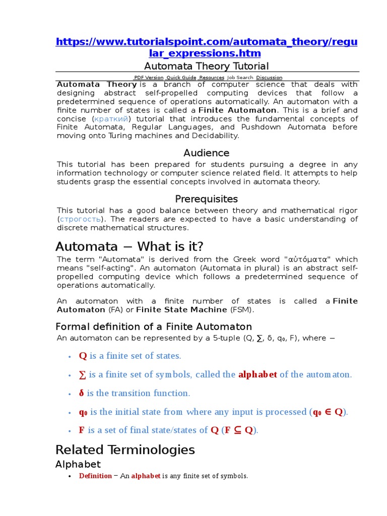 Automata Theory: DFA vs NDFA Guide | PDF | Automata Theory | Formal Methods